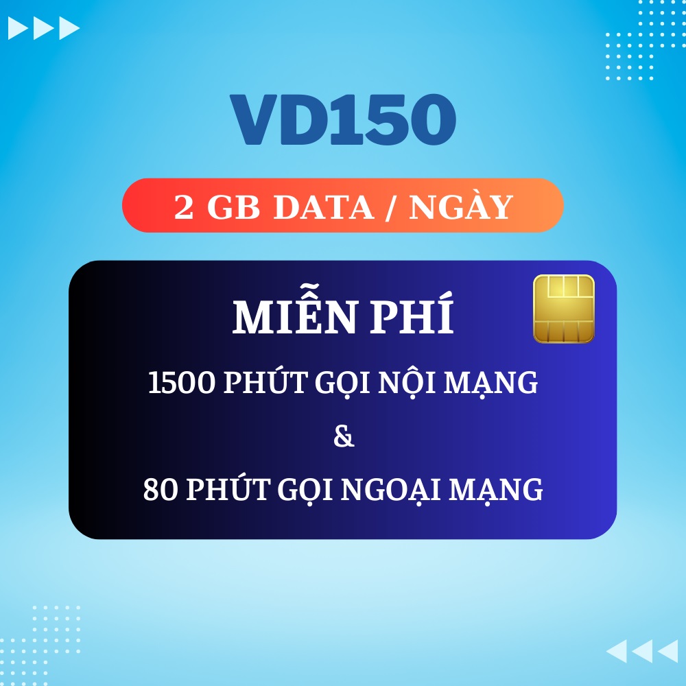 VD150: 150.000 đ/tháng (đã bao gồm VAT) - VNPT TP Hồ Chí Minh