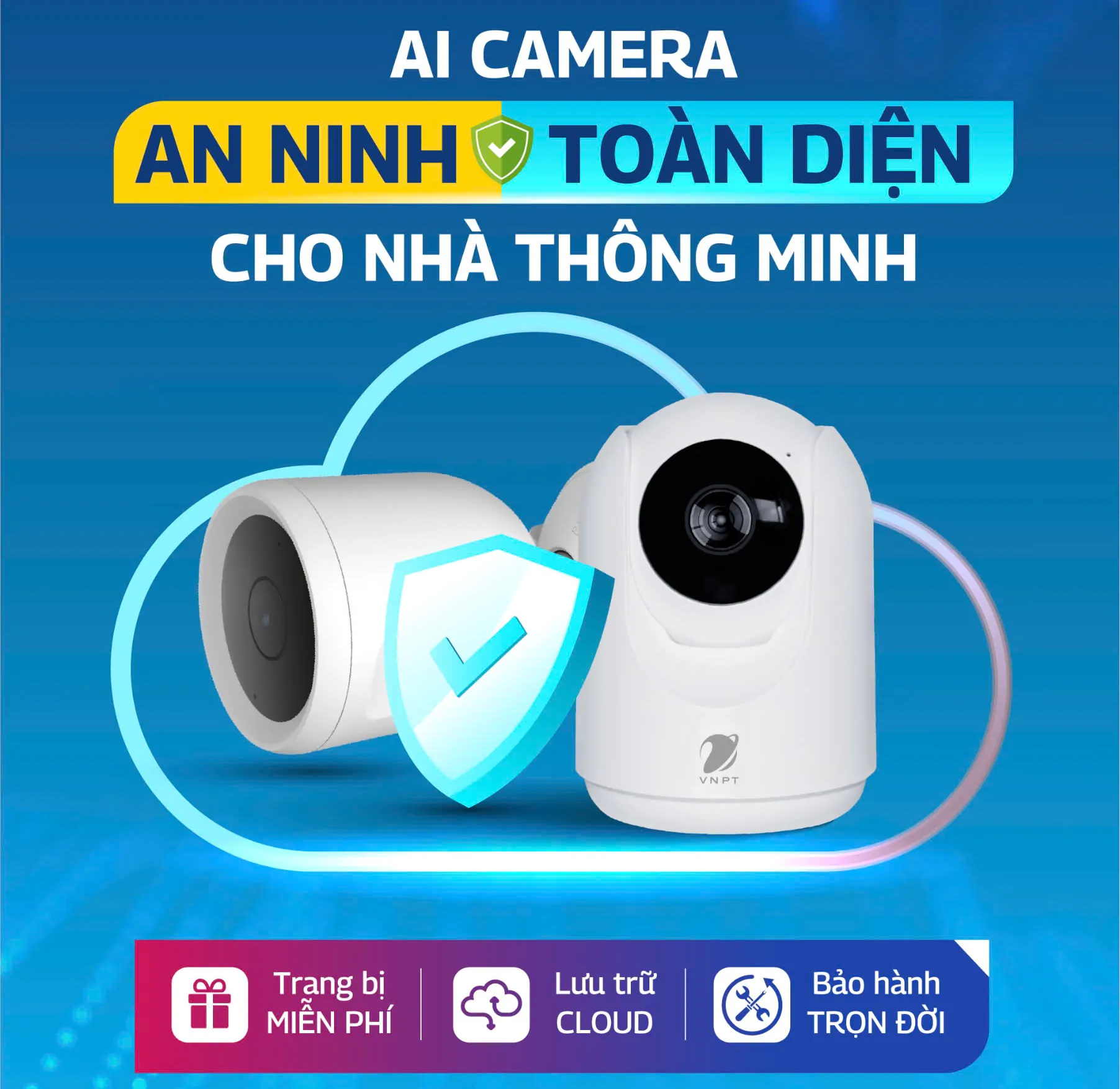 Combo Camera + Mesh WiFi VNPT – An tâm từ kết nối đến an ninh - VNPT TP ...